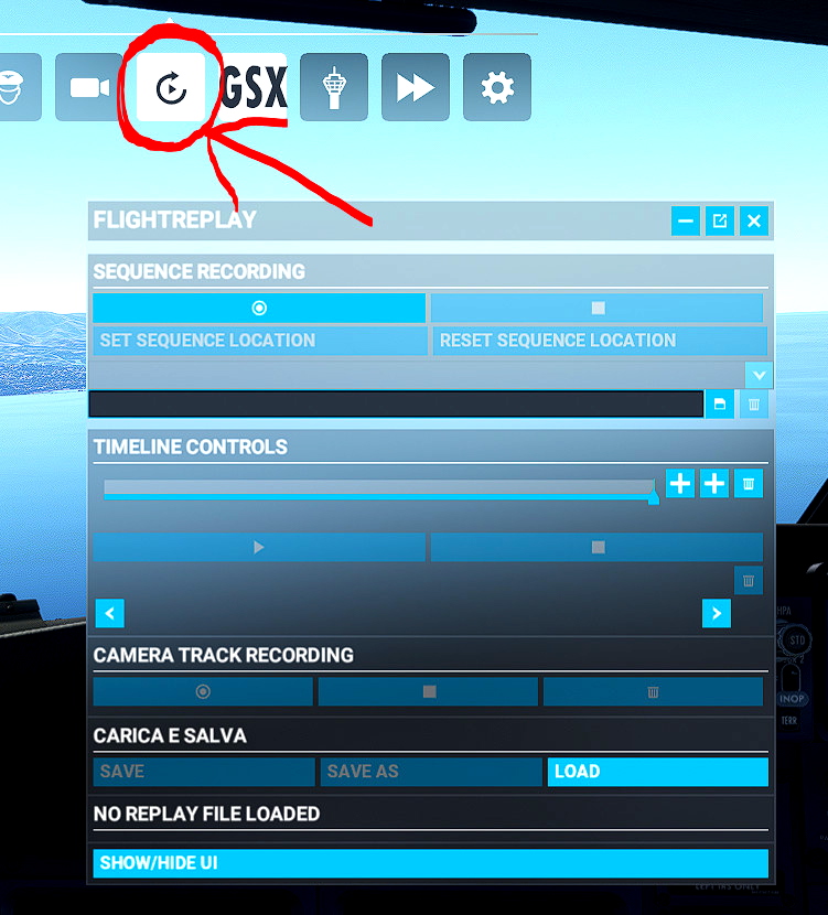 Enable Replay Toolbar for Microsoft Flight Simulator | MSFS Enable Replay Toolbar for Microsoft Flight Simulator | MSFS