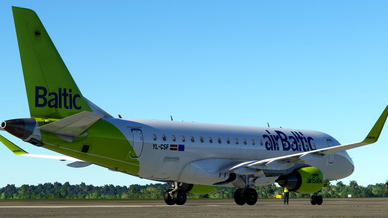 ERJ175 FSS AirBaltic [8K] for Microsoft Flight Simulator | MSFS