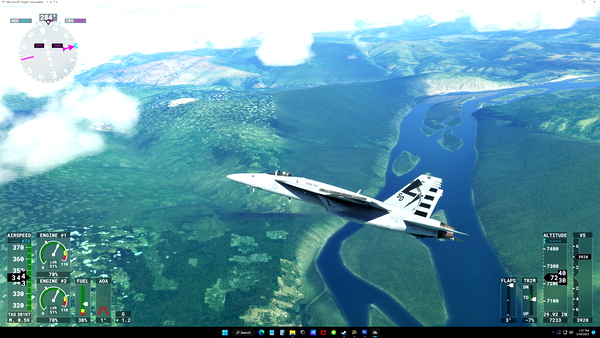 F/A-18 Norad 60th Livery for Microsoft Flight Simulator | MSFS
