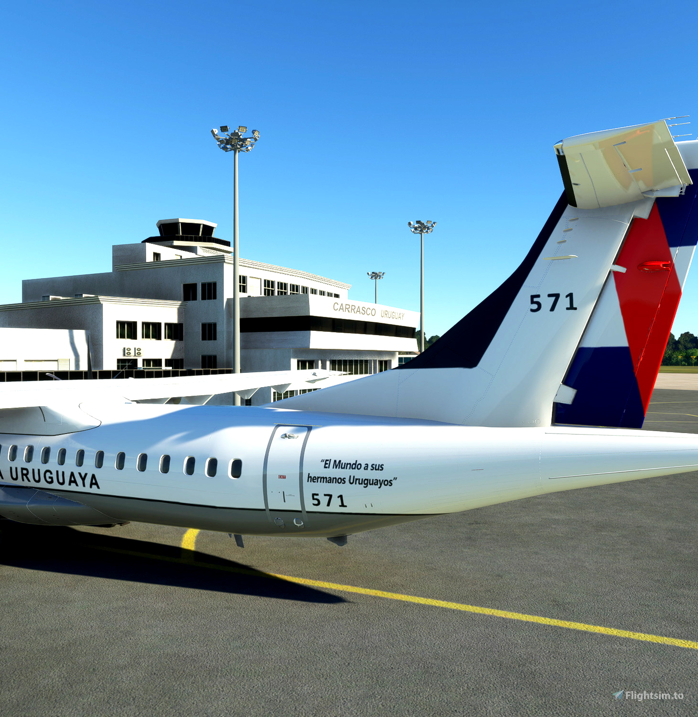 FAU571 Miracle in the Andes - flight 571 (fictional) ATR72 Fuerza Aérea ...