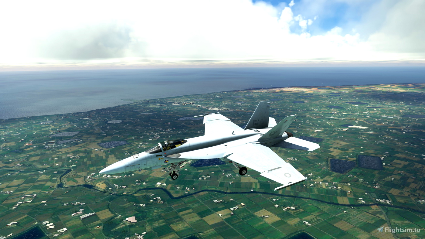 [Fictional] ROCAF 2nd Tactical Fighter Wing F/A-18E for Asobo and Super Warrior repaints for ...