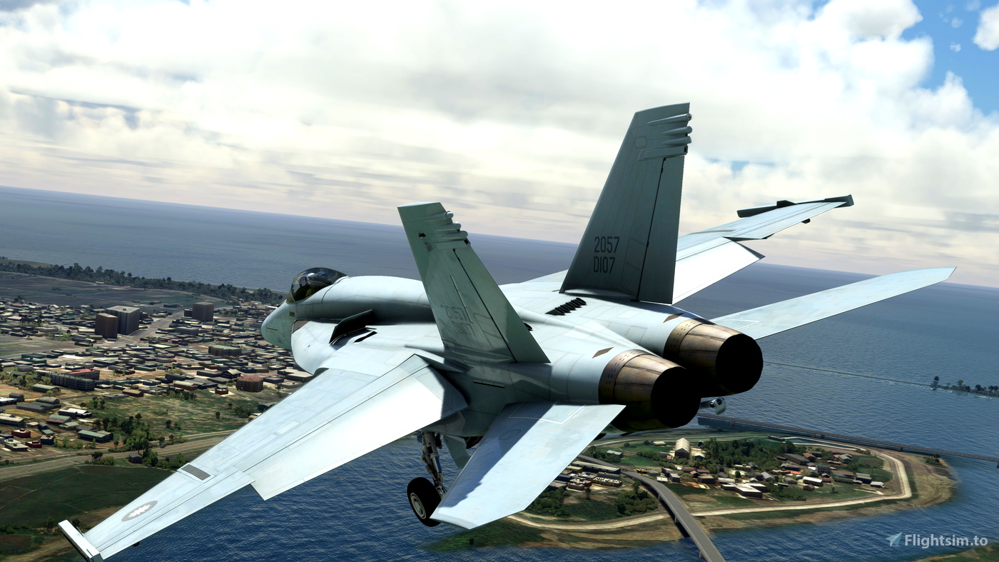 [Fictional] ROCAF 2nd Tactical Fighter Wing F/A-18E for Asobo and Super Warrior repaints for ...
