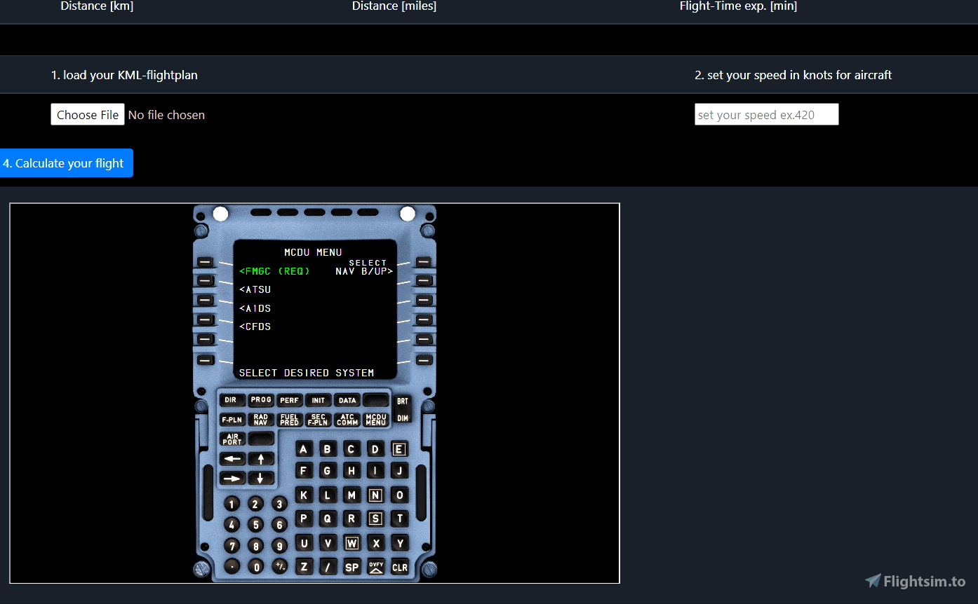 Flight Information Map for Microsoft Flight Simulator | MSFS