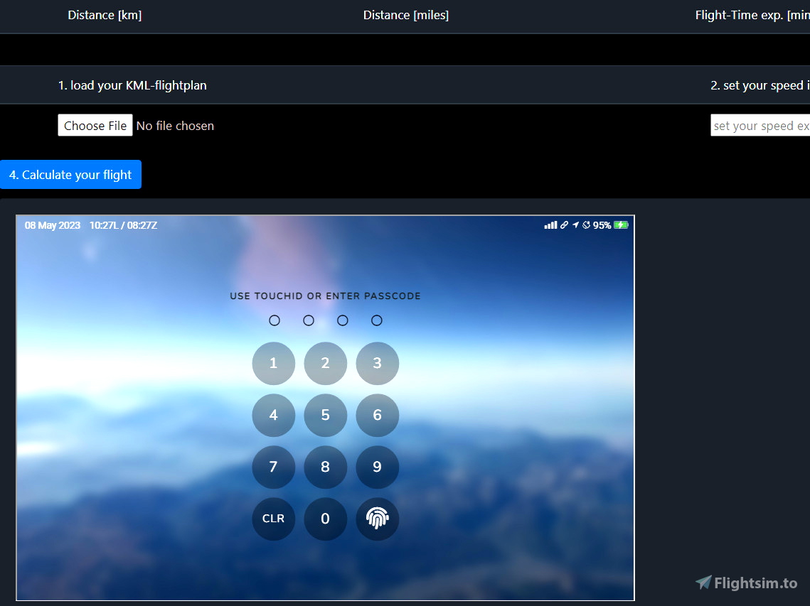 Flight Information Map for Microsoft Flight Simulator | MSFS