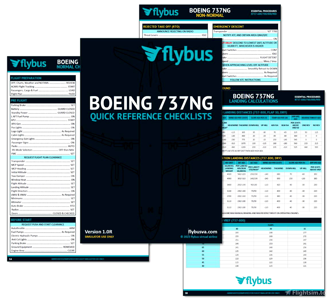 Checklists Pmdg Boeing 737 800 Add Ons For Microsoft Flight Simulator
