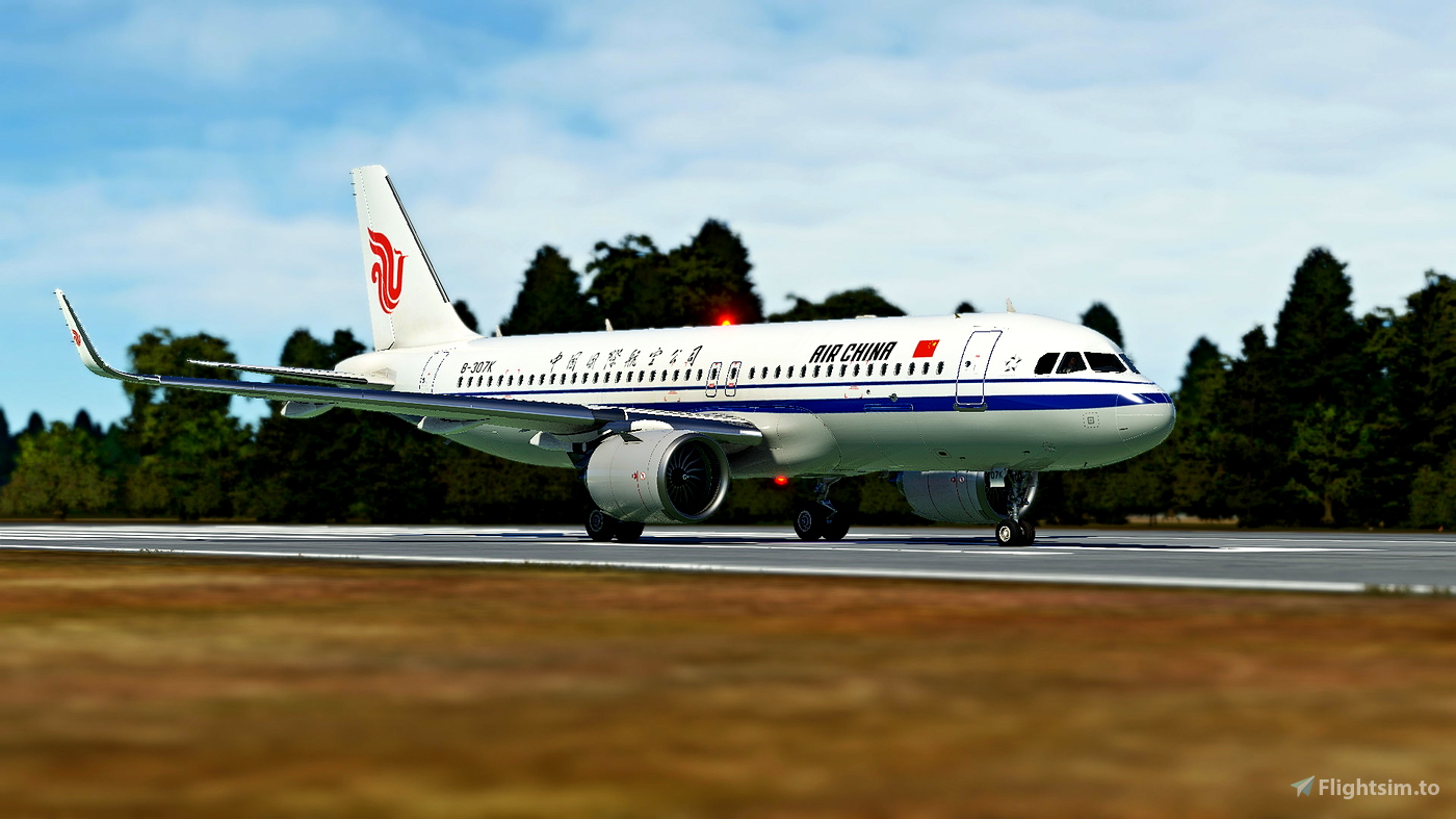 FlyByWire A32NX Air China 中国国际航空 B-307K 8K for Microsoft Flight Simulator | MSFS