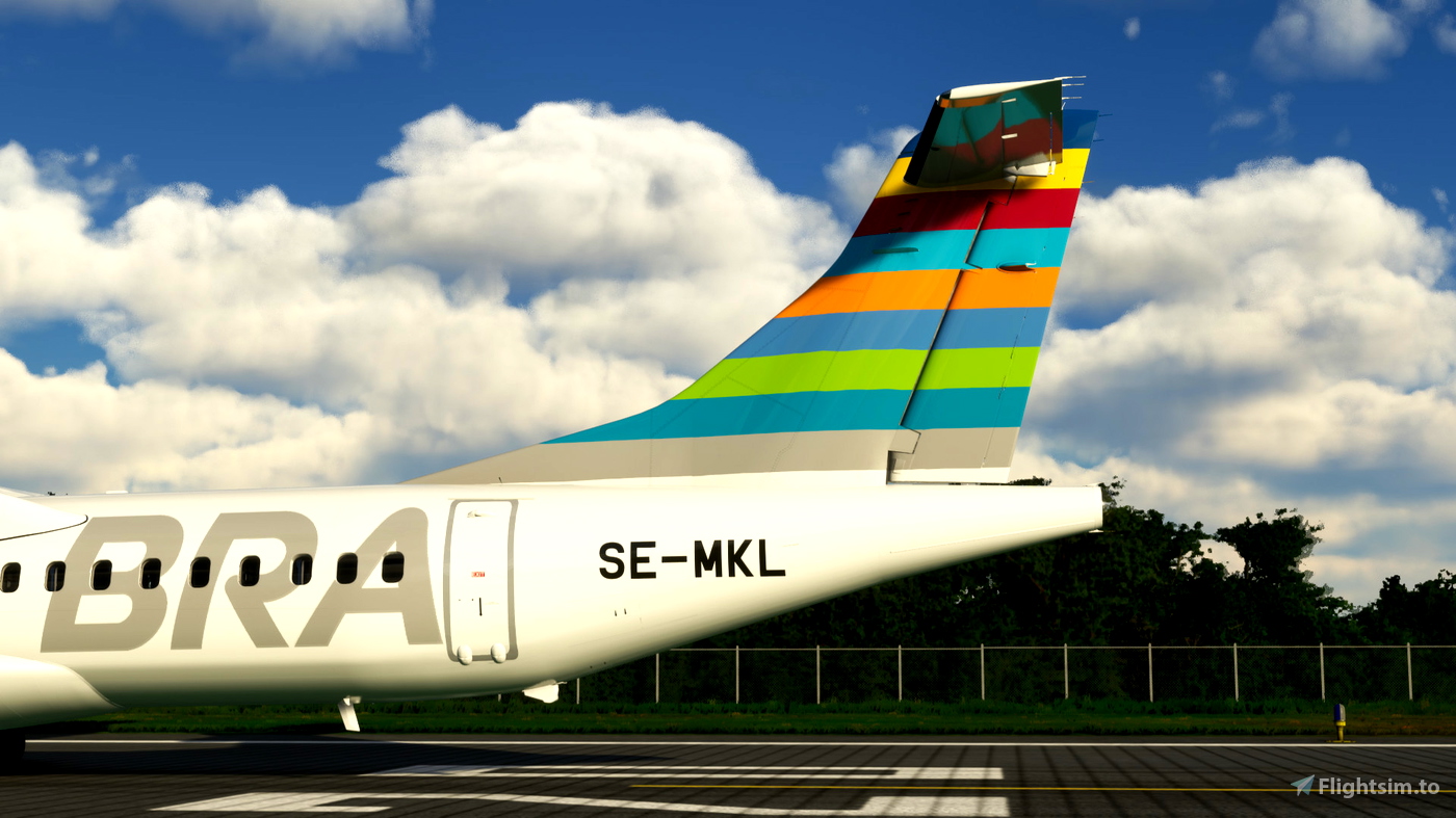FlygBRA (Braathens Regional Airlines) (SE-MKL) - Asobo ATR 72-600 for Microsoft Flight Simulator ...