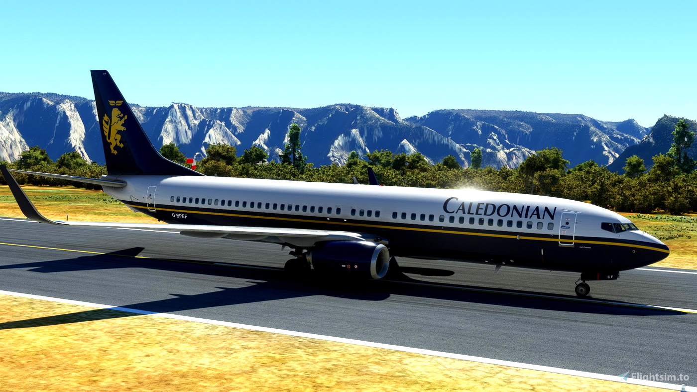 G-BPEF Caledonian Livery [FICTIONAL] pour Microsoft Flight Simulator | MSFS