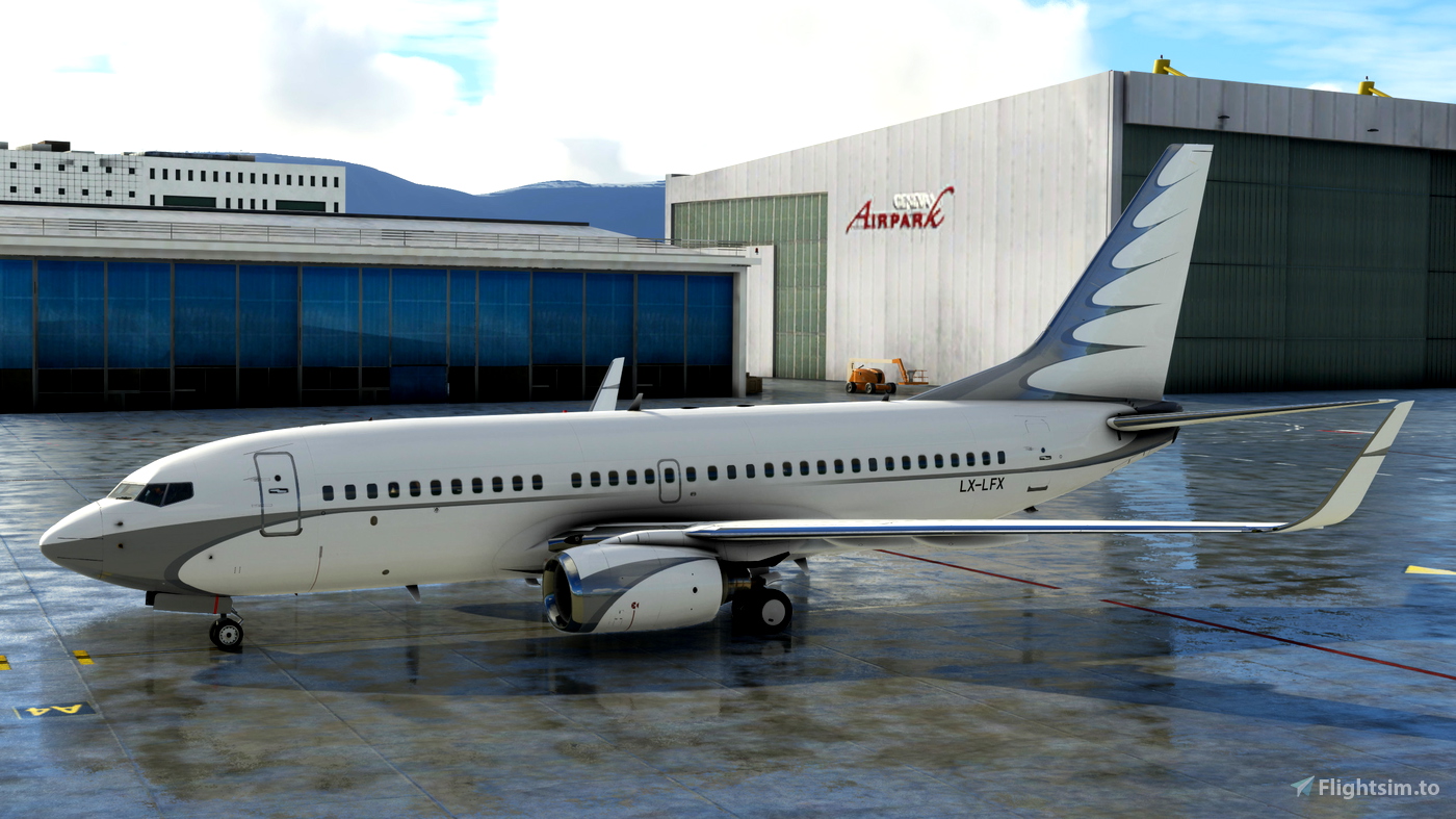 Global Jet Luxembourg 737BBJ (LX-LFX) for Microsoft Flight Simulator | MSFS