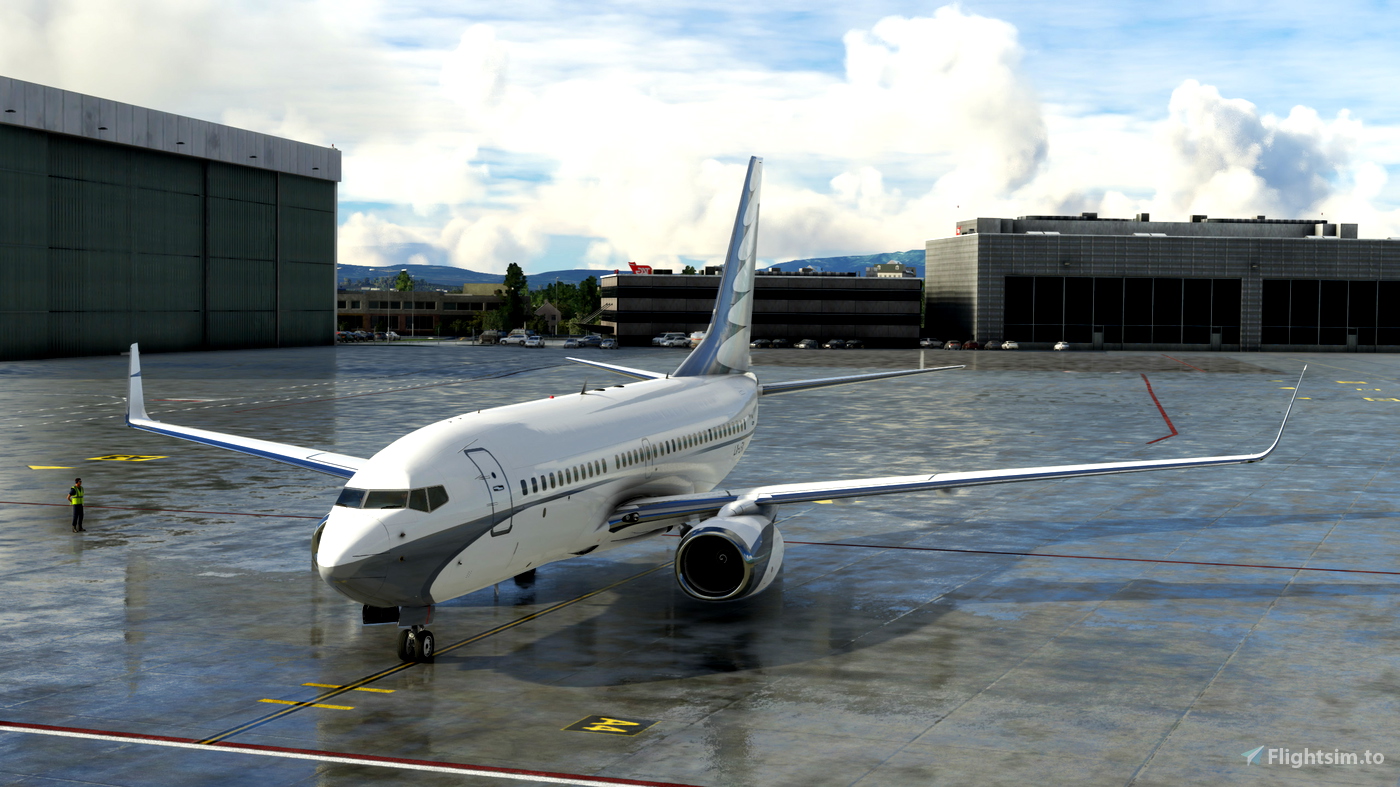 Global Jet Luxembourg 737BBJ (LX-LFX) for Microsoft Flight Simulator | MSFS
