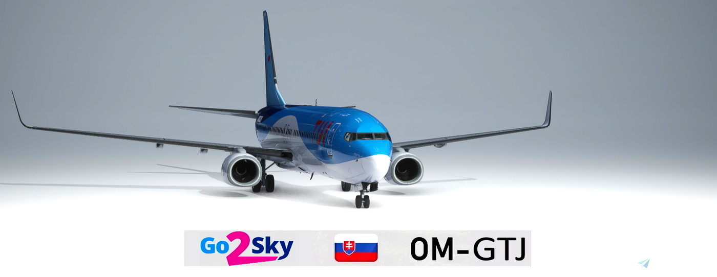 Go2Sky (TuiFly) B738 PMDG NG3 OM-GTJ for Microsoft Flight Simulator | MSFS