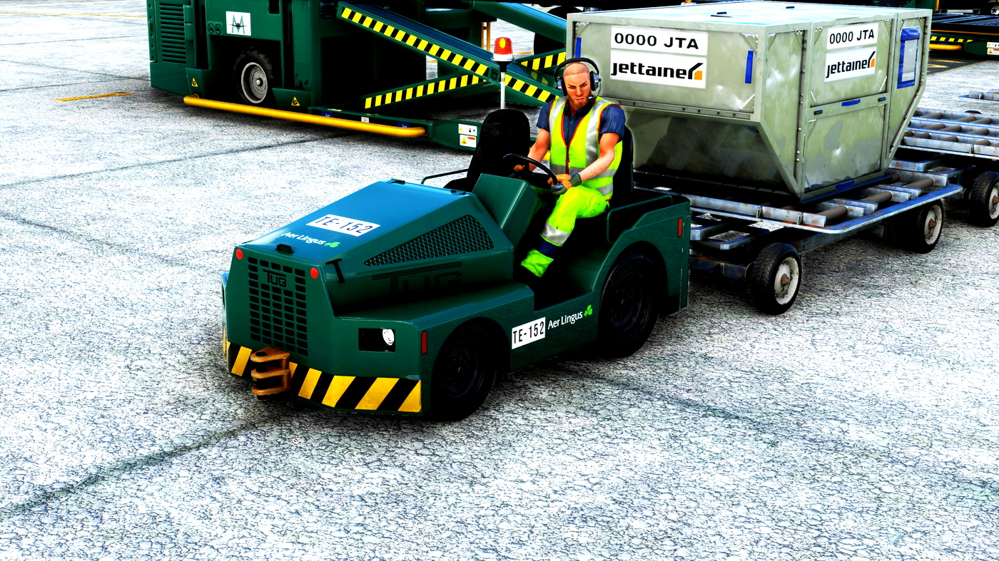 GSX Ground Vehicle Textures - Aer Lingus (Aer Lingus Handling) pro ...