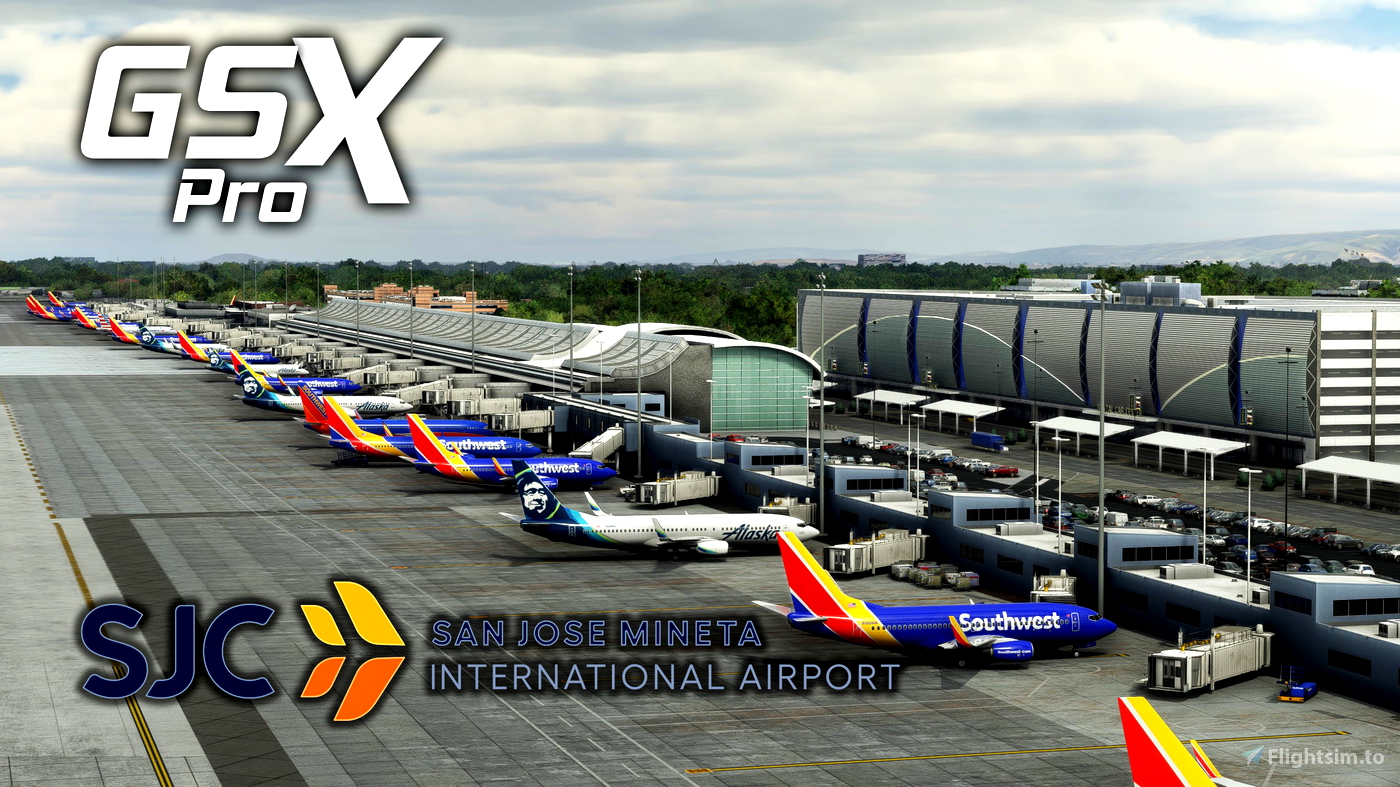 GSX Profile - KSJC San Jose (ORBX) for Microsoft Flight Simulator | MSFS