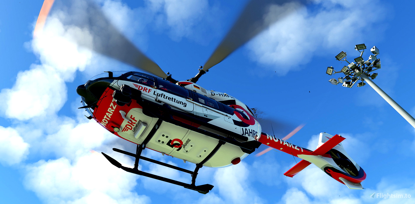 HPG H145 DRF D-HXFH 50 Jahre / EMS for Microsoft Flight Simulator | MSFS
