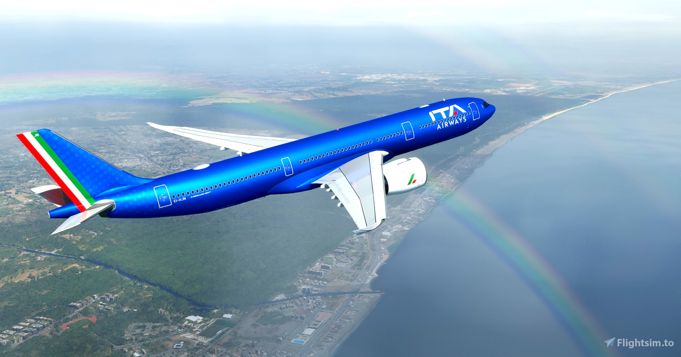 ITA Airways "EI-HJN" Headwind A330-900 for Microsoft Flight Simulator ...