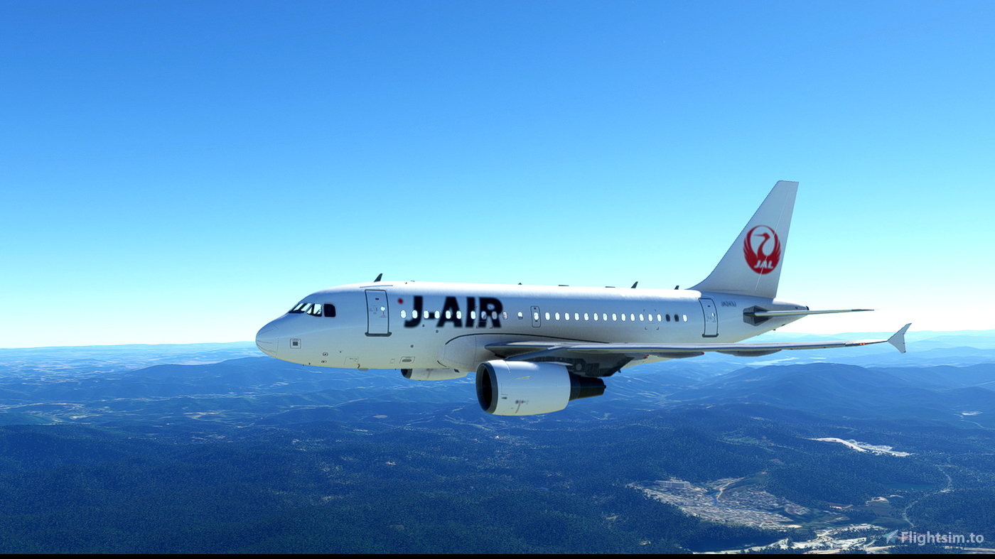 J-AIR JAPAN AIRLINES A318-100 CEO for Microsoft Flight Simulator | MSFS