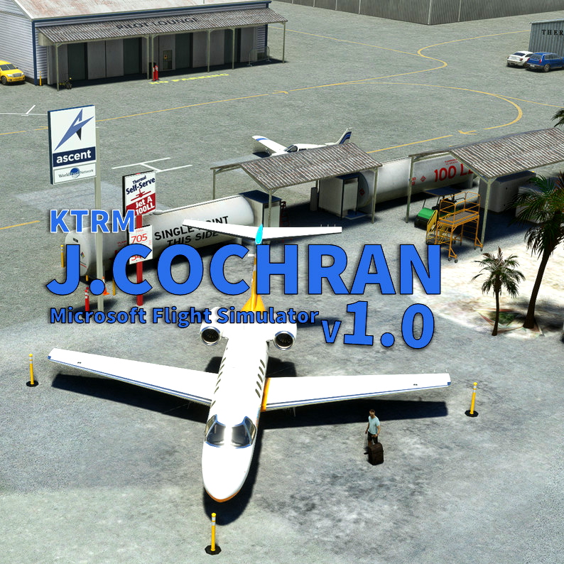 Jacqueline Cochran Regional Airport (KTRM) for Microsoft Flight ...