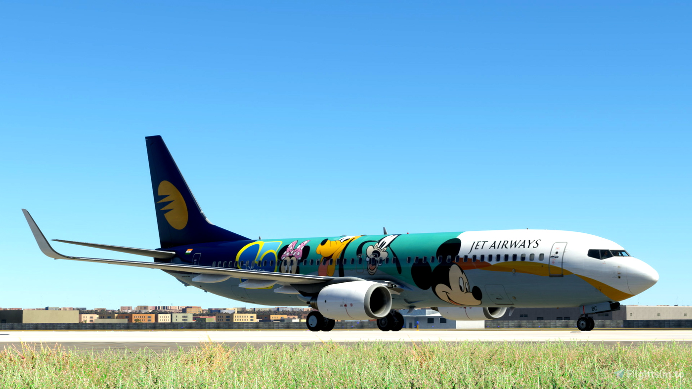 JET AIRWAYS Disneyland Special Livery pour Microsoft Flight Simulator ...