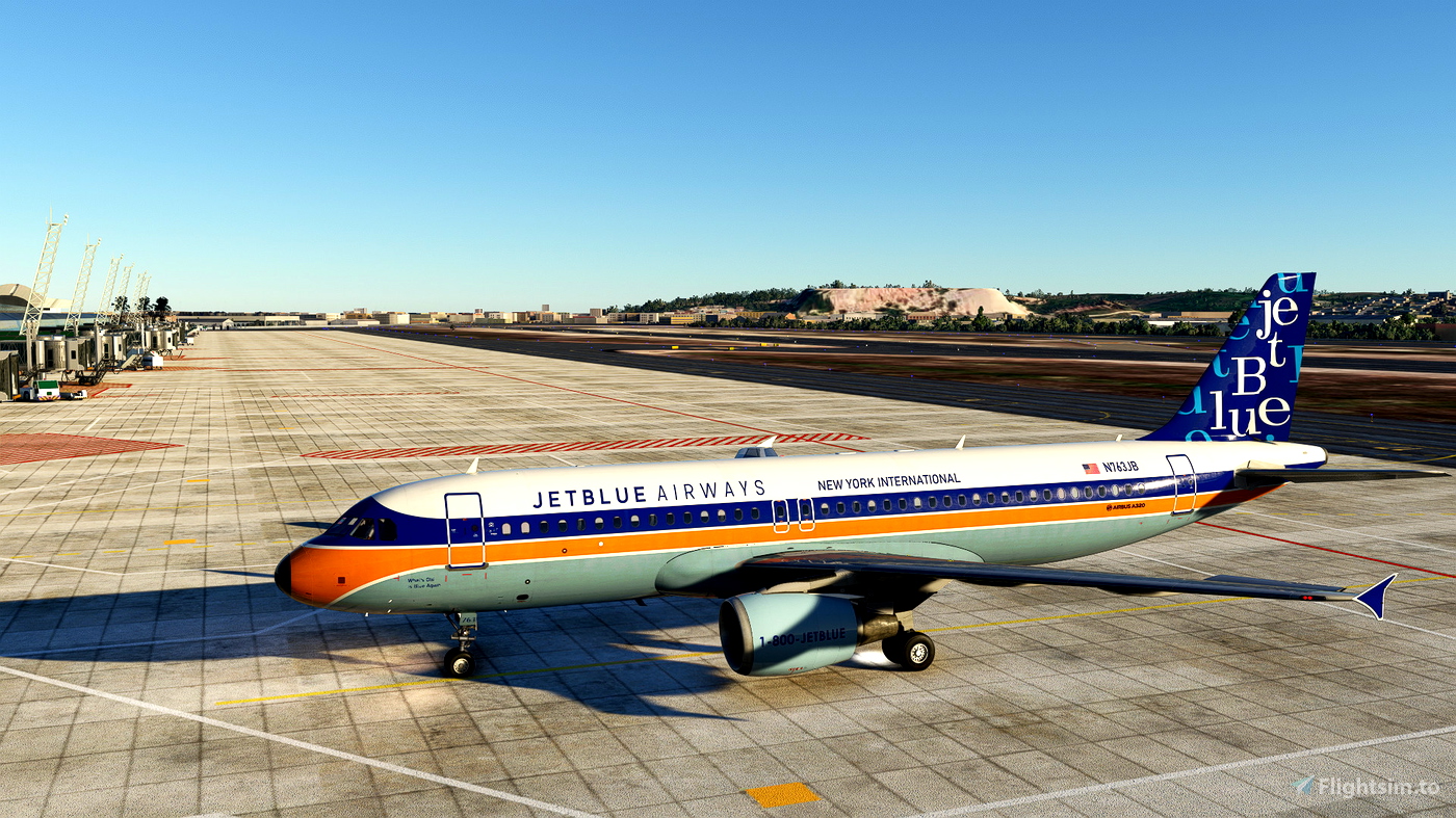 jetBlue Retro Livery "N763JB" for Microsoft Flight Simulator | MSFS