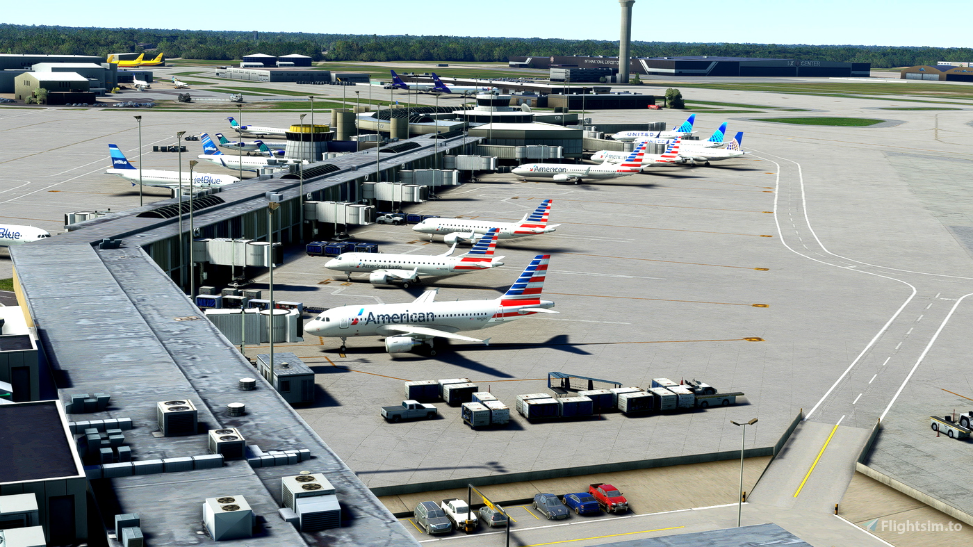 KCLE FSLTL Static Aircraft for Microsoft Flight Simulator | MSFS