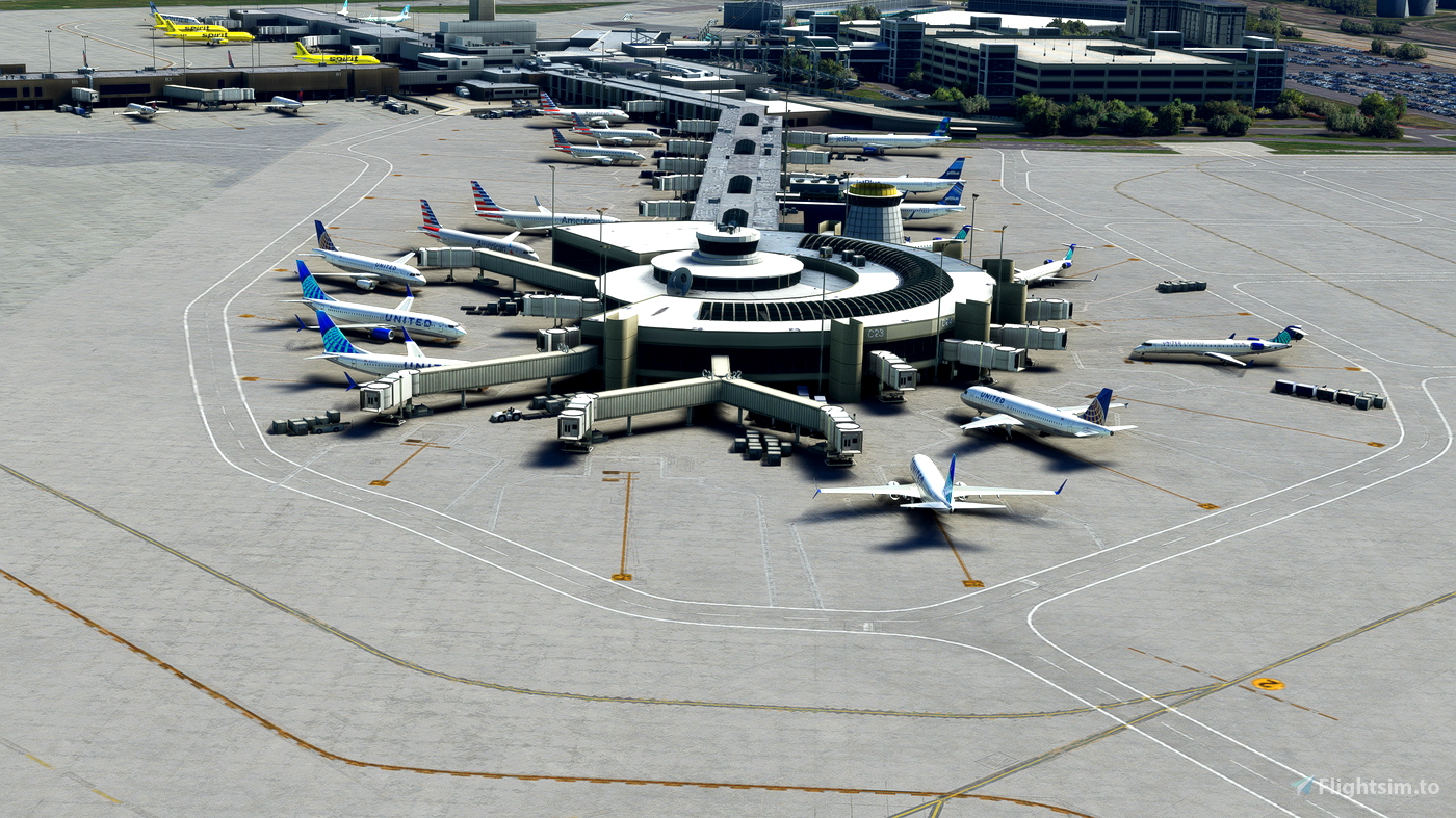 KCLE FSLTL Static Aircraft for Microsoft Flight Simulator | MSFS