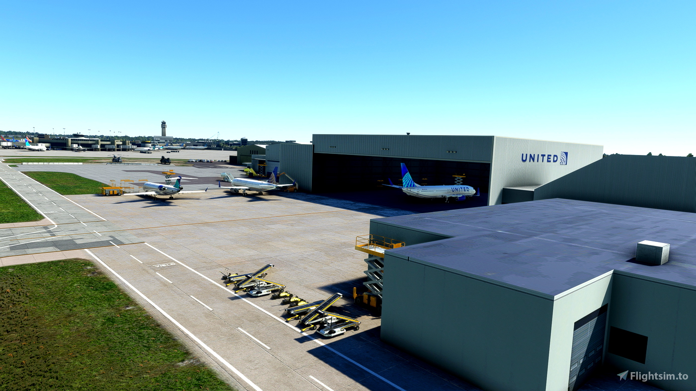 KCLE FSLTL Static Aircraft for Microsoft Flight Simulator | MSFS