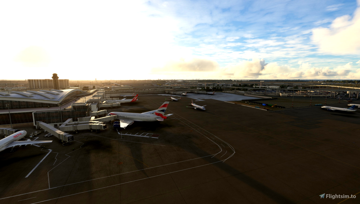 KDFW Dallas Fort Worth Updates and AI Parking Fix for Microsoft Flight ...