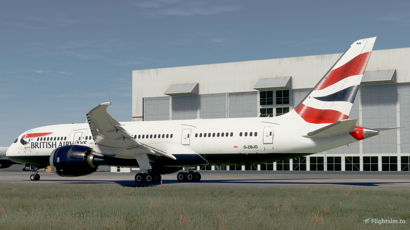 Kuro B787-8 v2 - British Airways G-ZBJD (DIRTY) for Microsoft Flight Simulator | MSFS