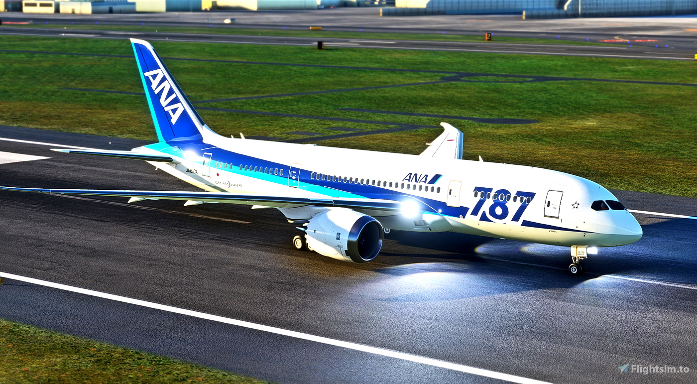 [Kuro B787-8 v2] All Nippon Airways ANA 787 Special Livery JA810A for Microsoft Flight Simulator ...
