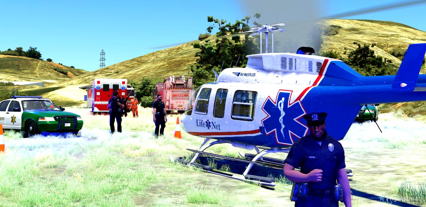 LA COUNTY METH LAB EXPLOSION for Microsoft Flight Simulator | MSFS