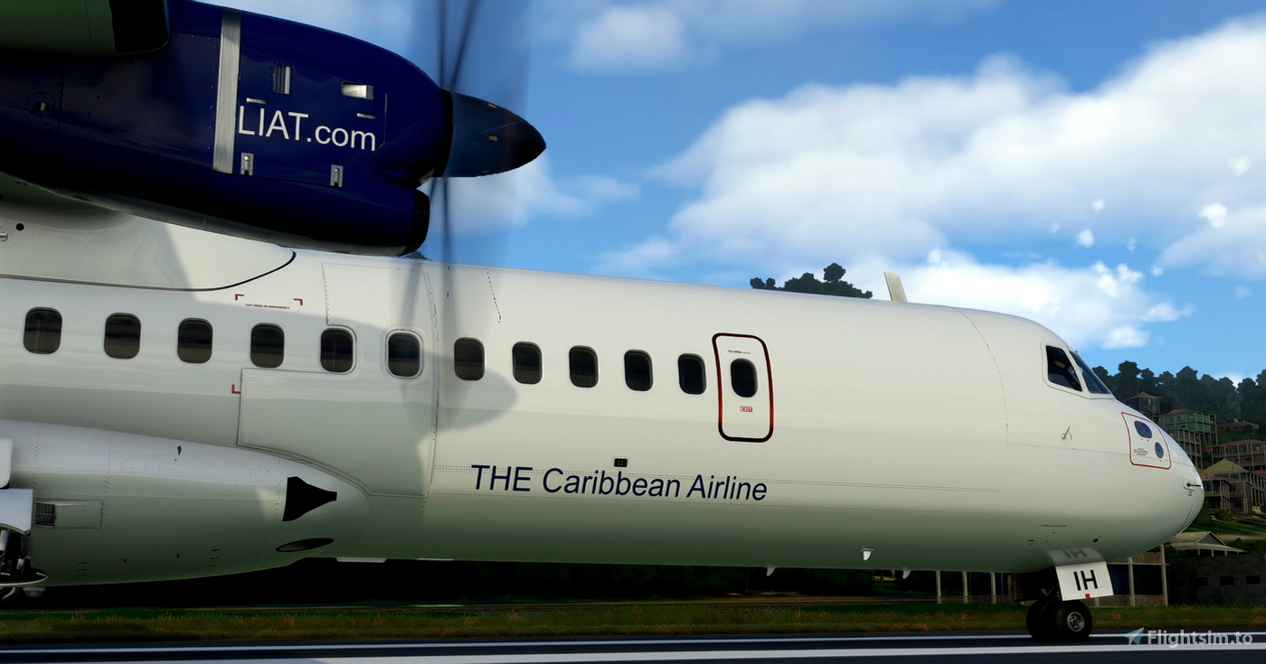 LIAT "2017 livery" "V2-LIH" Hans Hartmann ATR 72-600 for Microsoft ...