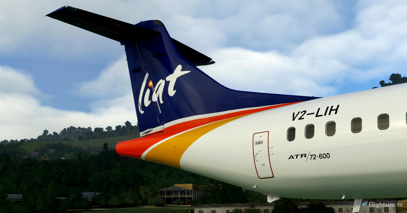 LIAT "2017 livery" "V2-LIH" Hans Hartmann ATR 72-600 for Microsoft ...