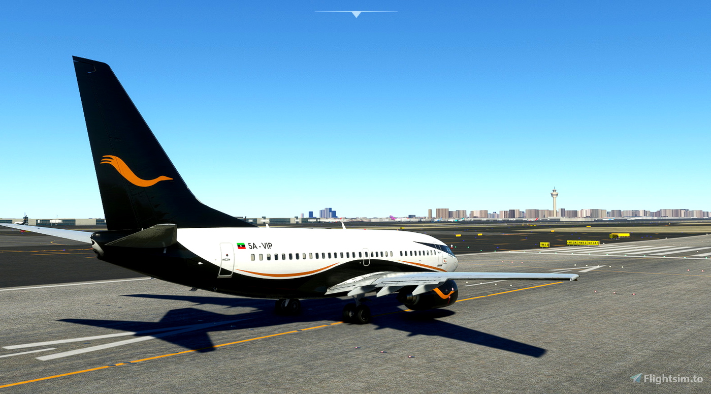 LIBYAN EXPRESS VIP (5A-VIP) PMDG 737-600 for Microsoft Flight Simulator ...