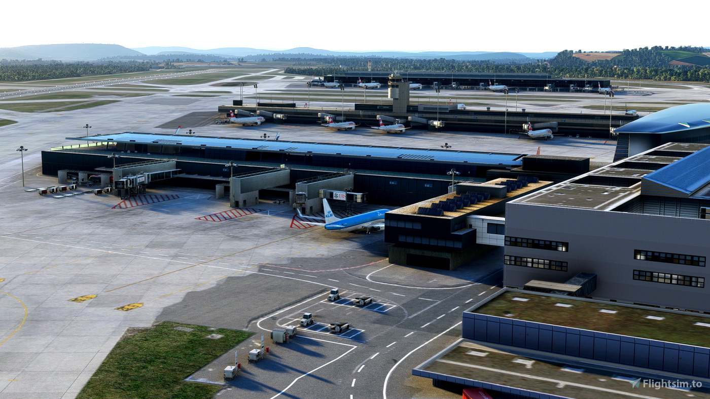 LSZH FSLTL Static Aircraft for Microsoft Flight Simulator | MSFS