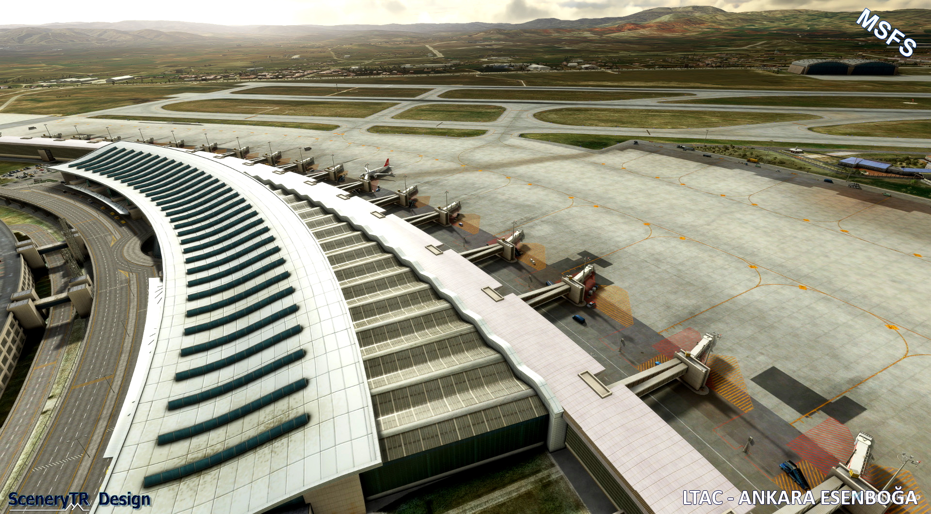 SCENERYTR DESIGN | LTAC - Ankara Esenboğa Airport for MSFS