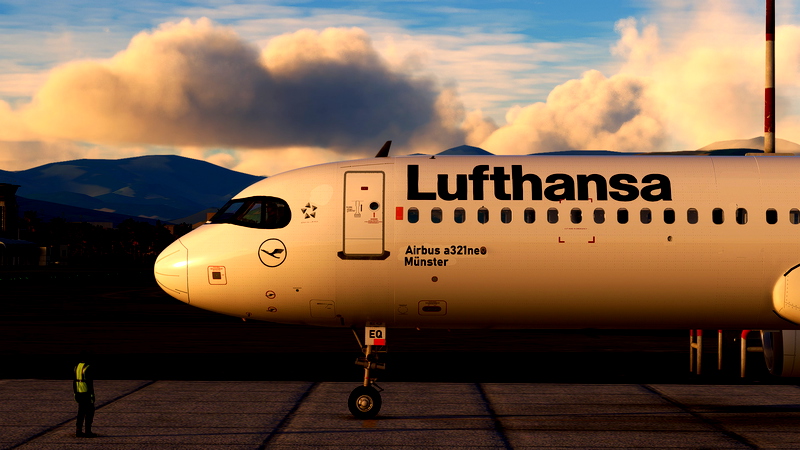 Lufthansa a321neo (with mask) D-AIEQ [8K] for Microsoft Flight ...