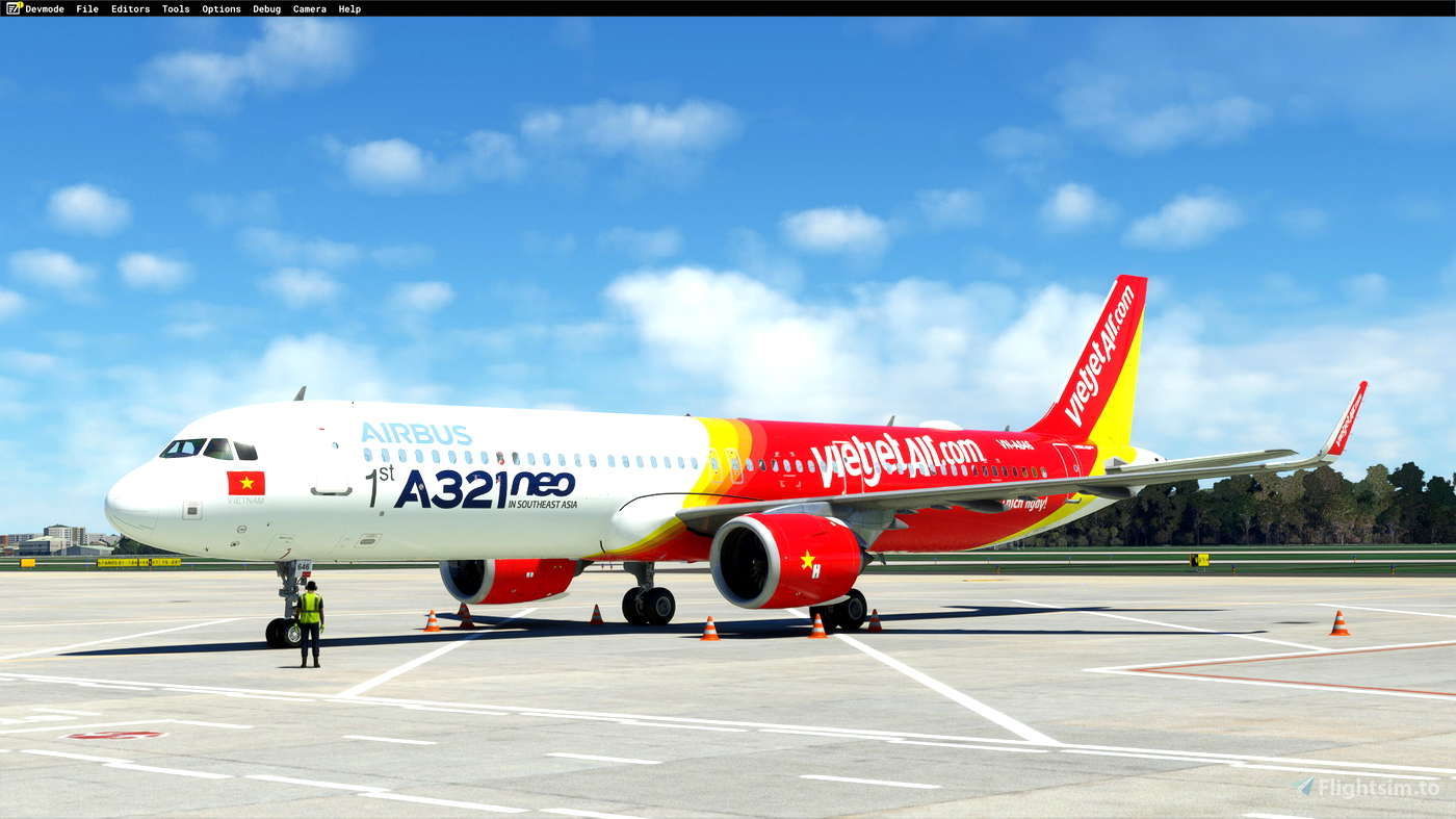 [LVFR A321 NEO] VIETJET special livery for FIRST A321 NEO for Microsoft ...