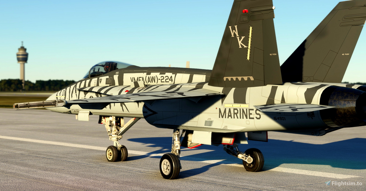Marine All Weather Fighter Attack Squadron 224 VMFA(AW)224 F-18C CAG ...