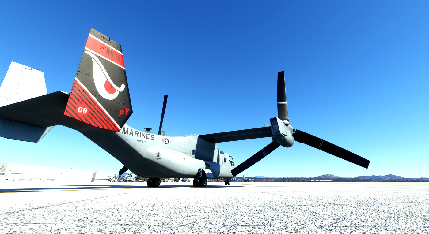 Marine Medium Tiltrotor Squadron 163-(VMM-163) Livery Pak for Microsoft ...