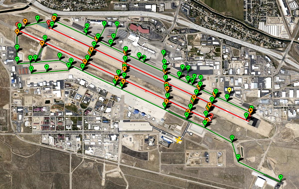 PILOT2ATC - KDFW Dallas-Ft Worth, Texas USA, taxiways & gates for ...