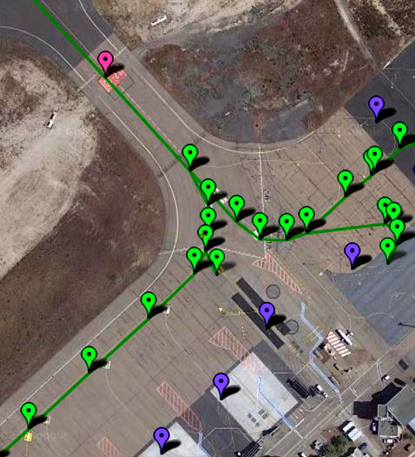 Pilot2ATC Figari-Sud Corse LFKF Taxiways and Gates für Microsoft Flight ...
