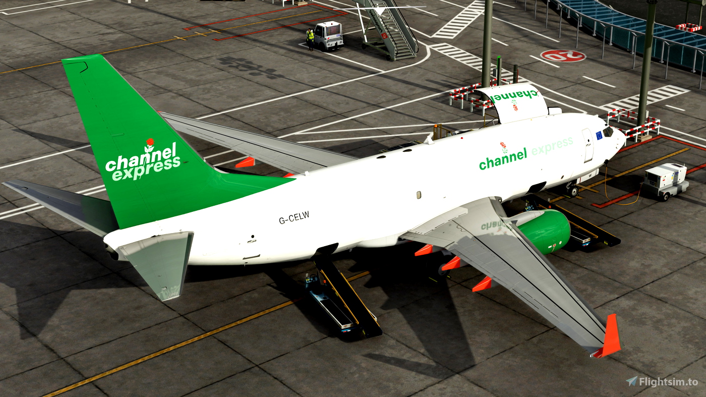 PMDG 737-700BDSF Channel Express (G-CELW) for Microsoft Flight ...