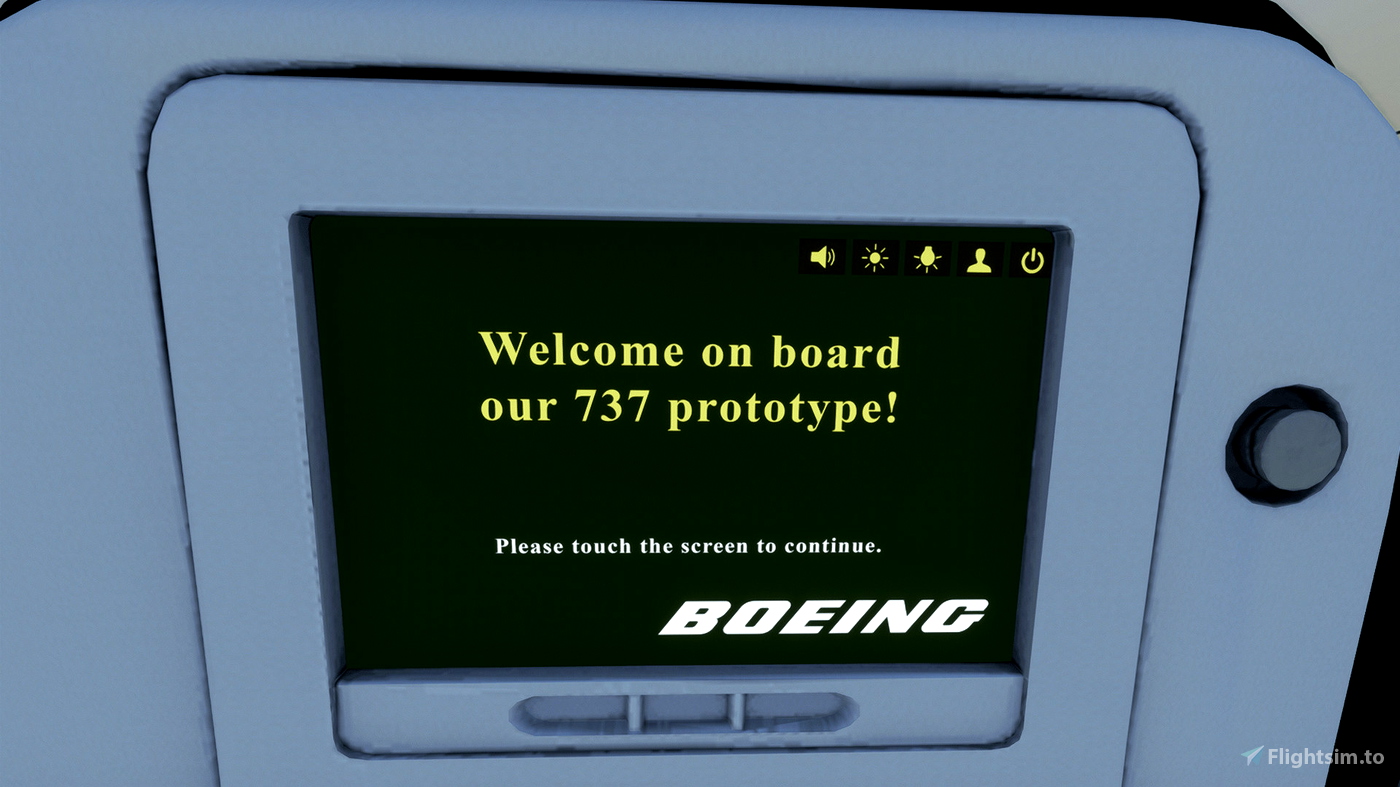 PMDG 737-800 w/ cabin Boeing 737 prototype (N73700) for Microsoft ...