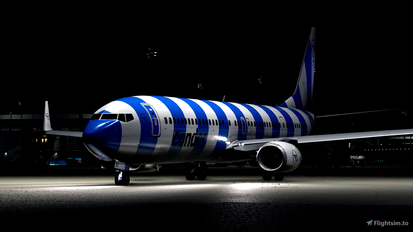 PMDG 737-900ER Condor (Blue | D-ABOI) for Microsoft Flight Simulator | MSFS
