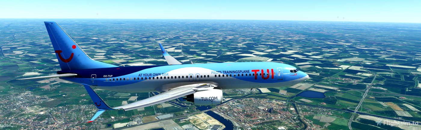 PMDG Boeing 737-800 SSW TUI Pilots Trainingsplane OO-TUP for Microsoft ...