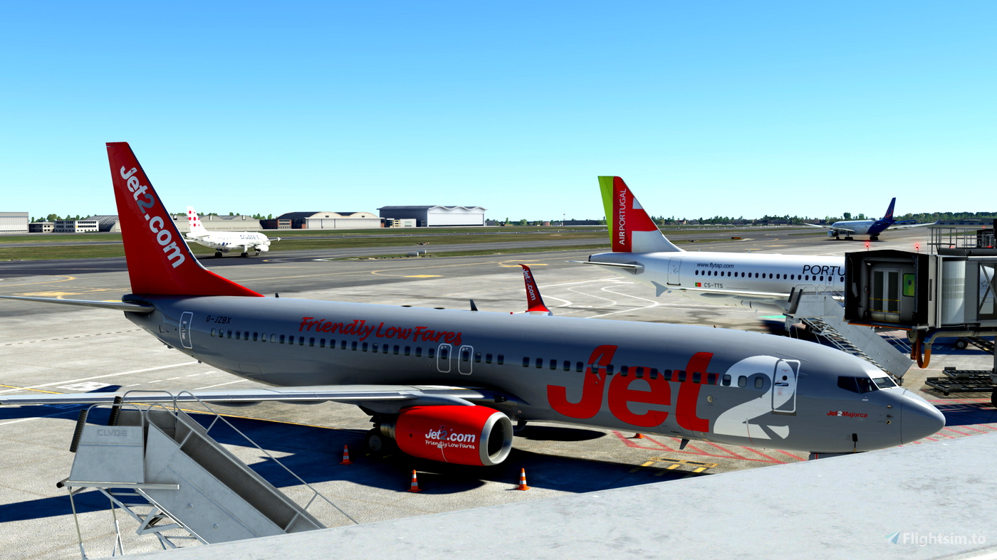 PMDG BOEING 737-800SSW JET2.COM AIRLINES (G-JZBX) за Microsoft Flight ...