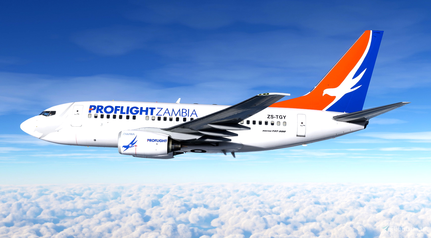 ProFlight Zambia ZS-TGY | PMDG 737-600 [4K] voor Microsoft Flight ...