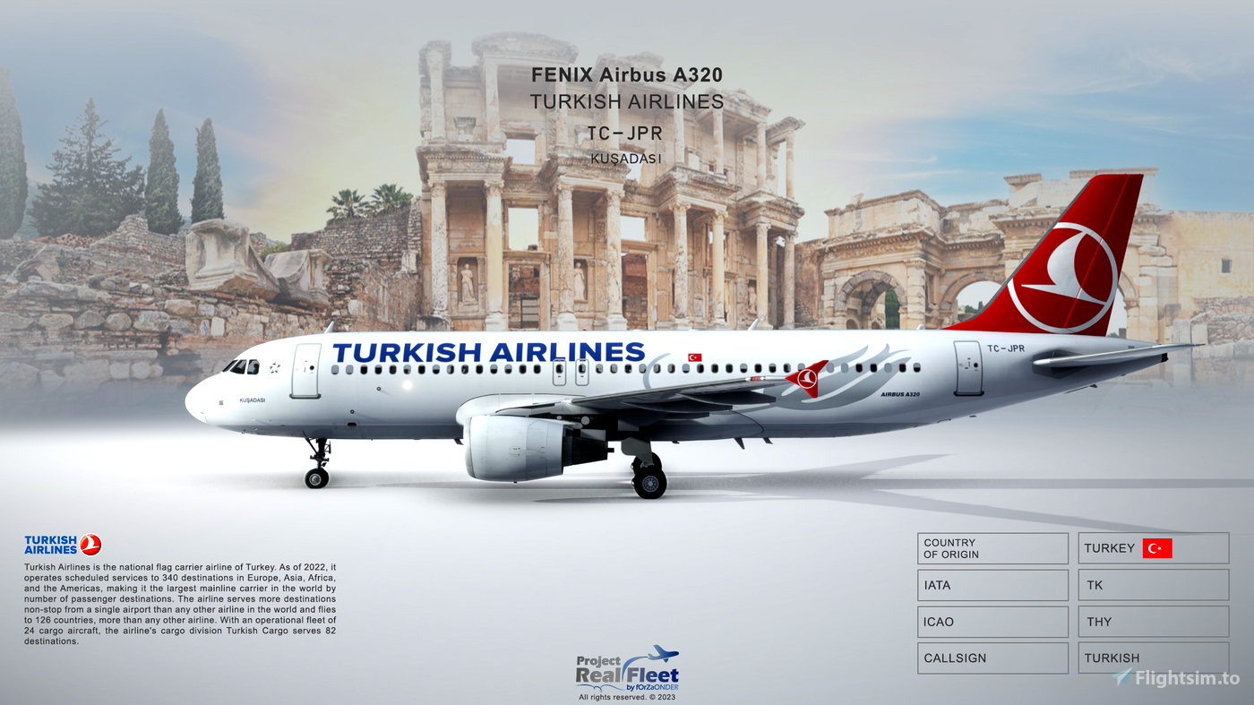 Project Real Fleet by fOrZaONDER - Turkish Airlines TC-JPR (8K) Livery ...