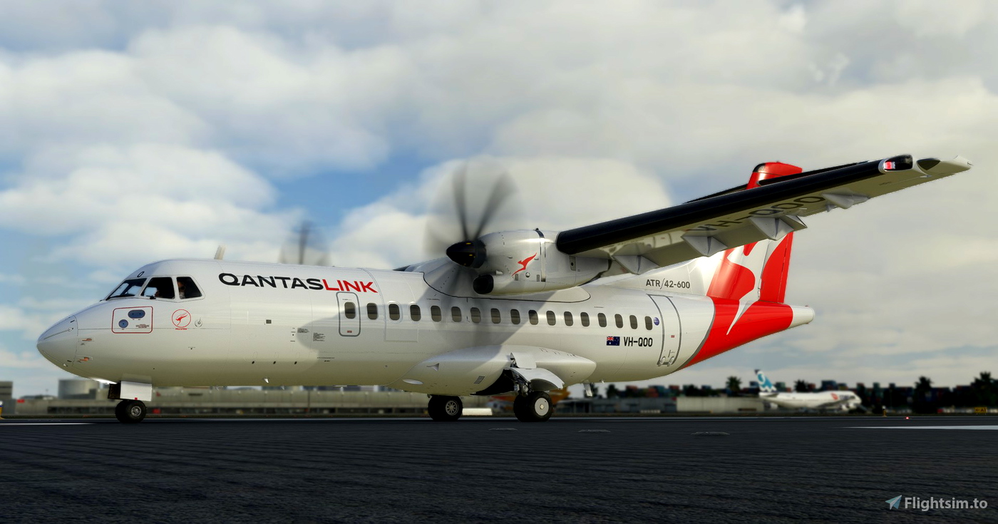 Qantas Link "2016 livery" Hans Hartmann ATR 42-600 for Microsoft Flight Simulator | MSFS