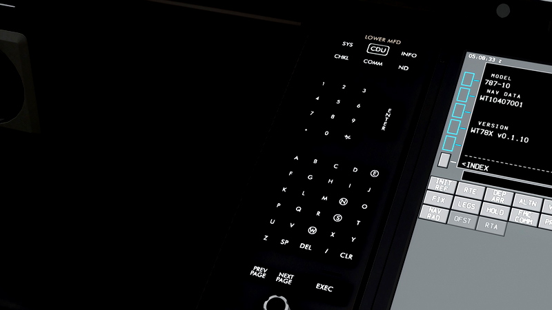 Realistic font mod for default Boeing 787-10 for Microsoft Flight ...